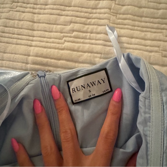Runaway The Label | Dresses | Runaway The Label Light Blue Strapless ...